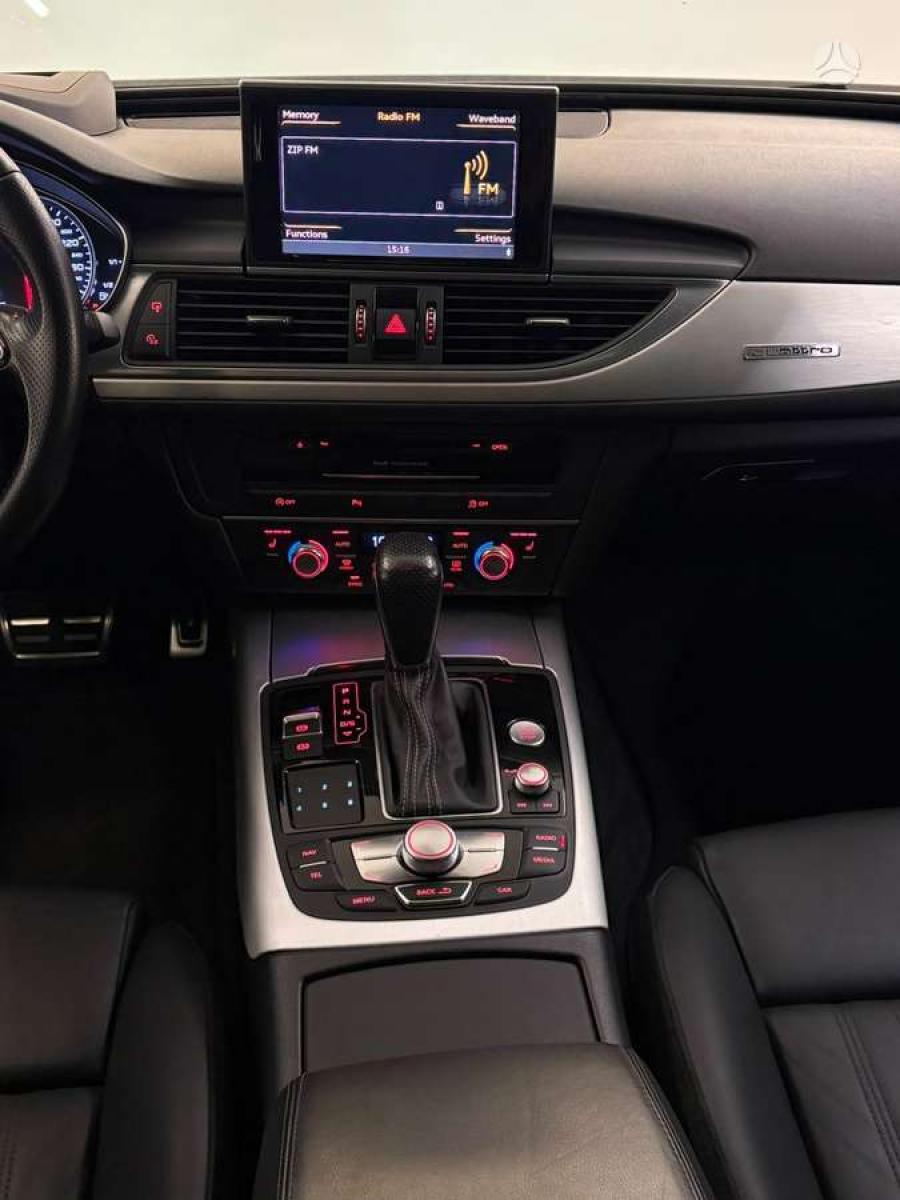 Black Audi A6 2015 in Marijampole, with an engine capacity of 2.97 L and mileage of 244 thousand km for 18950 €, photo 17 on AUTOMOTO.COM.LV
