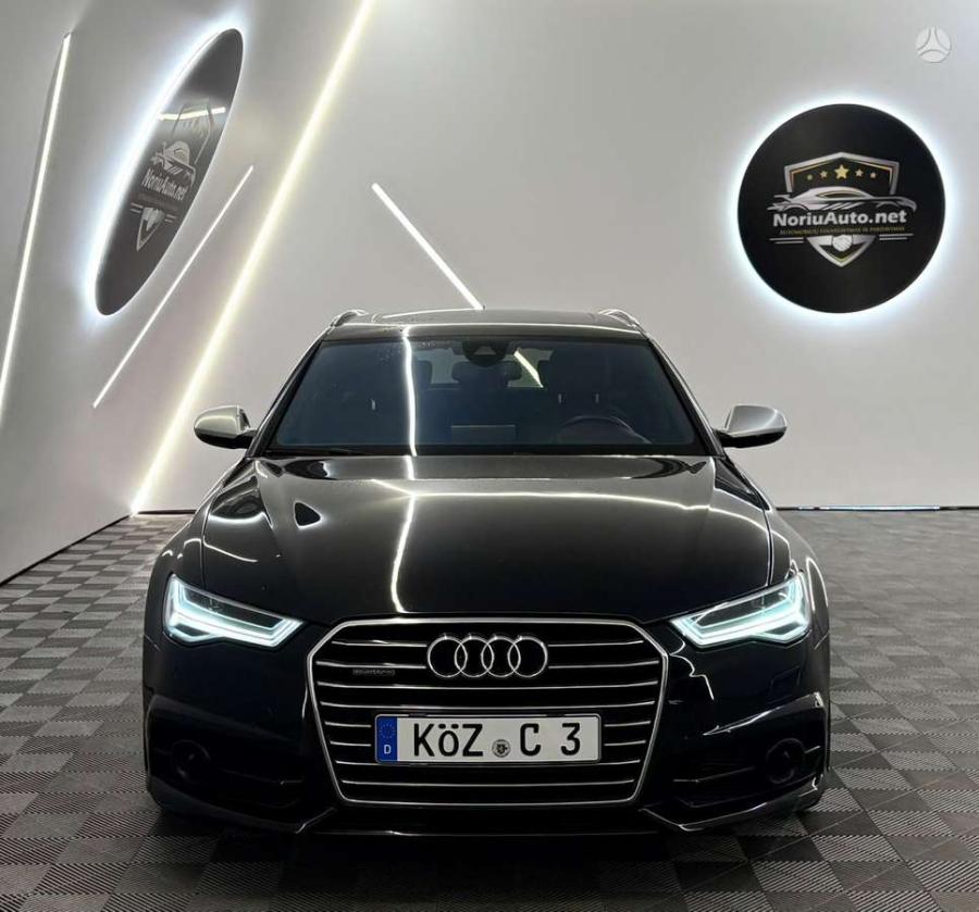 Black Audi A6 2015 in Marijampole, with an engine capacity of 2.97 L and mileage of 244 thousand km for 18950 €, photo 23 on AUTOMOTO.COM.LV