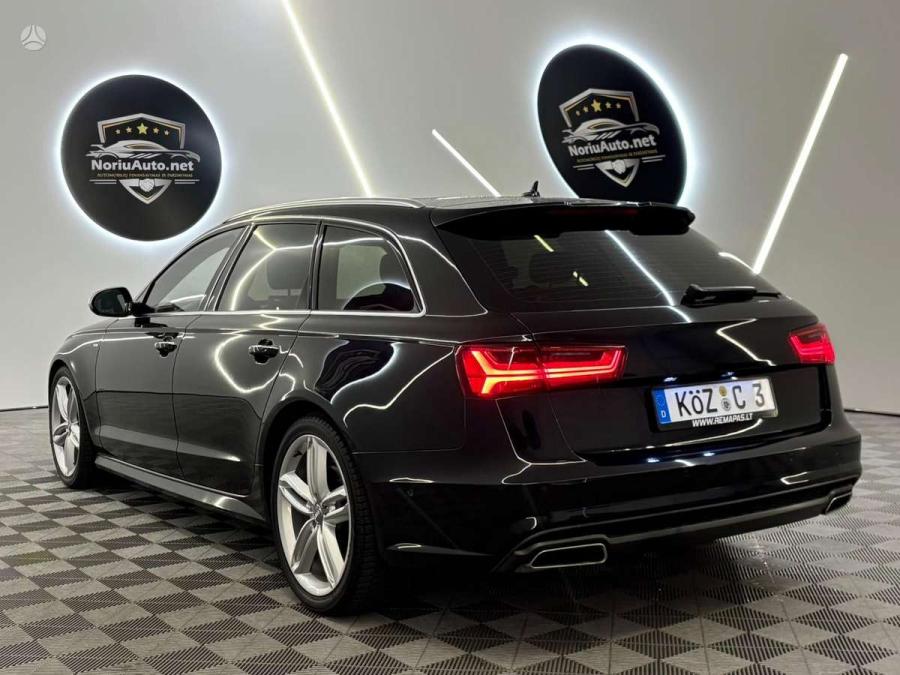 Black Audi A6 2015 in Marijampole, with an engine capacity of 2.97 L and mileage of 244 thousand km for 18950 €, photo 39 on AUTOMOTO.COM.LV