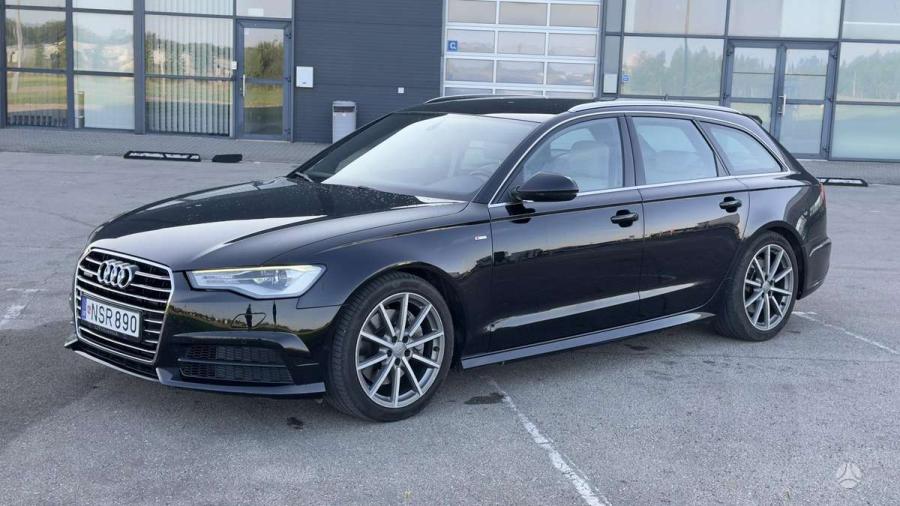 Melns Audi A6 2015 Panevēža, ar dzinēja tilpumu 2.97 L un nobraukumu 205 tūkst. km par 10850 €, foto 3 vietnē AUTOMOTO.COM.LV