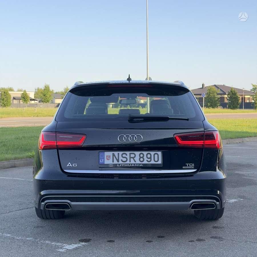 Melns Audi A6 2015 Panevēža, ar dzinēja tilpumu 2.97 L un nobraukumu 205 tūkst. km par 10850 €, foto 7 vietnē AUTOMOTO.COM.LV