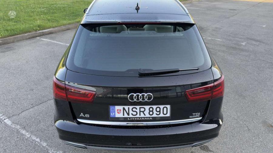 Melns Audi A6 2015 Panevēža, ar dzinēja tilpumu 2.97 L un nobraukumu 205 tūkst. km par 10850 €, foto 8 vietnē AUTOMOTO.COM.LV