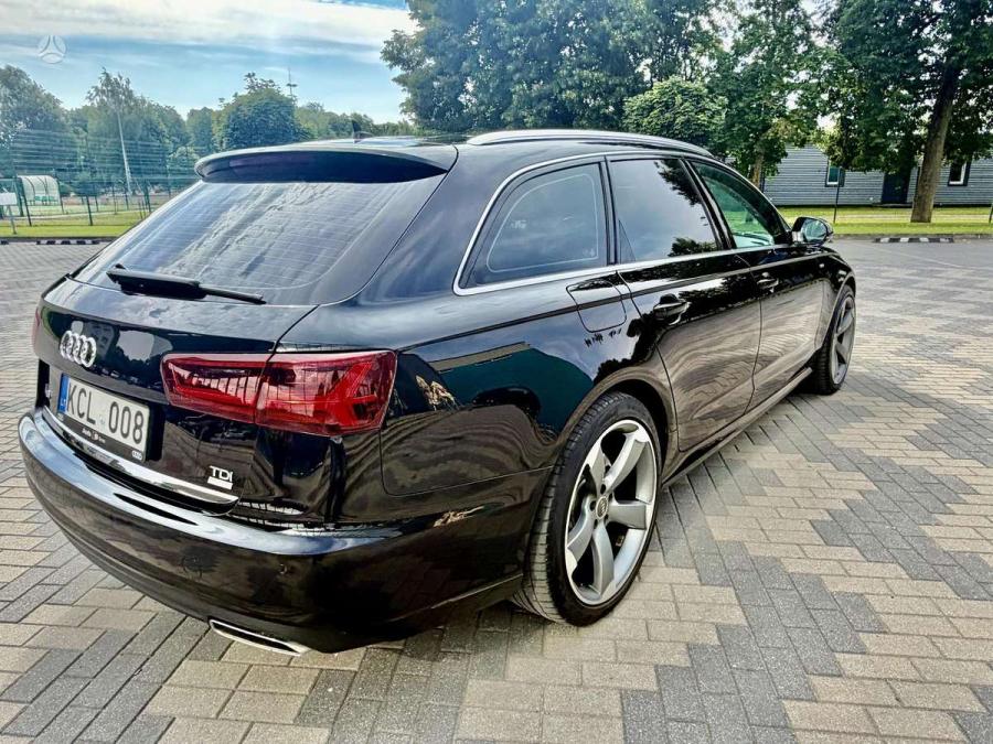 Black Audi A6 2015 in Radviliskis, with an engine capacity of 2.00 L and mileage of 226 thousand km for 10900 €, photo 8 on AUTOMOTO.COM.LV