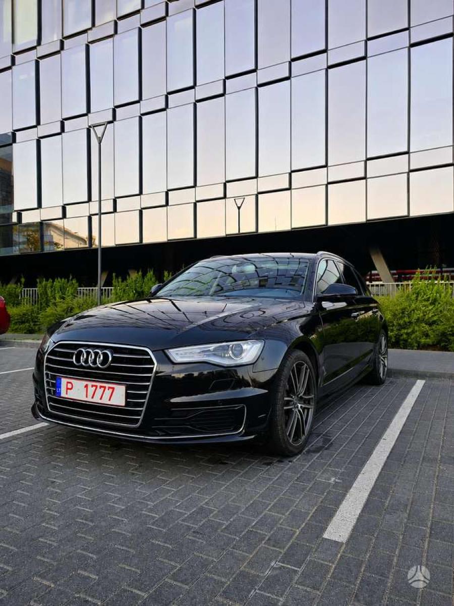 Black Audi A6 2015 in Vilnius, with an engine capacity of 1.97 L and mileage of 210 thousand km for 14450 €, photo 3 on AUTOMOTO.COM.LV