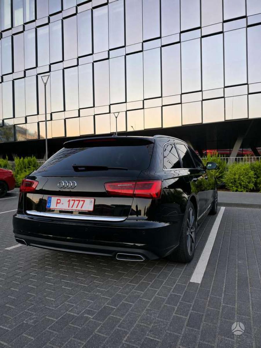 Black Audi A6 2015 in Vilnius, with an engine capacity of 1.97 L and mileage of 210 thousand km for 14450 €, photo 5 on AUTOMOTO.COM.LV