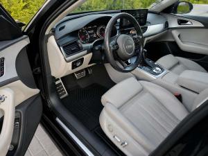 Black Audi A6 2015 in Vilnius, with an engine capacity of 1.97 L and mileage of 210 thousand km for 14450 €, photo 8 on AUTOMOTO.COM.LV