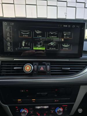 Black Audi A6 2015 in Vilnius, with an engine capacity of 1.97 L and mileage of 210 thousand km for 14450 €, photo 12 on AUTOMOTO.COM.LV