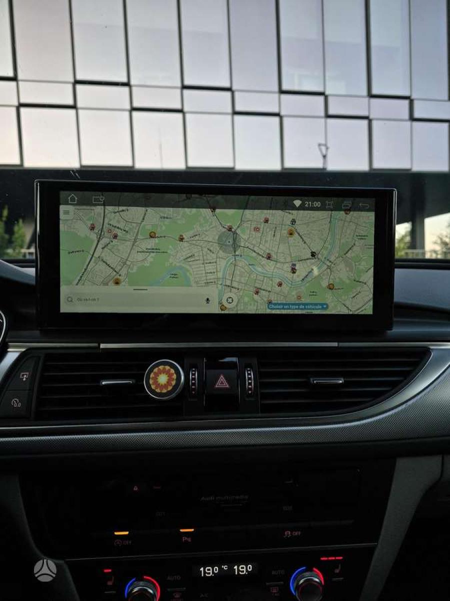 Black Audi A6 2015 in Vilnius, with an engine capacity of 1.97 L and mileage of 210 thousand km for 14450 €, photo 14 on AUTOMOTO.COM.LV