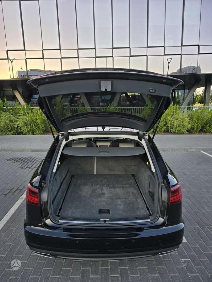 Black Audi A6 2015 in Vilnius, with an engine capacity of 1.97 L and mileage of 210 thousand km for 14450 €, photo 19 on AUTOMOTO.COM.LV