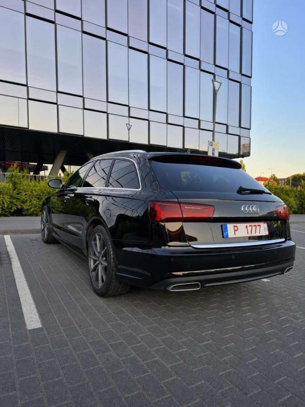 Black Audi A6 2015 in Vilnius, with an engine capacity of 1.97 L and mileage of 210 thousand km for 14450 €, photo 3 on AUTOMOTO.COM.LV