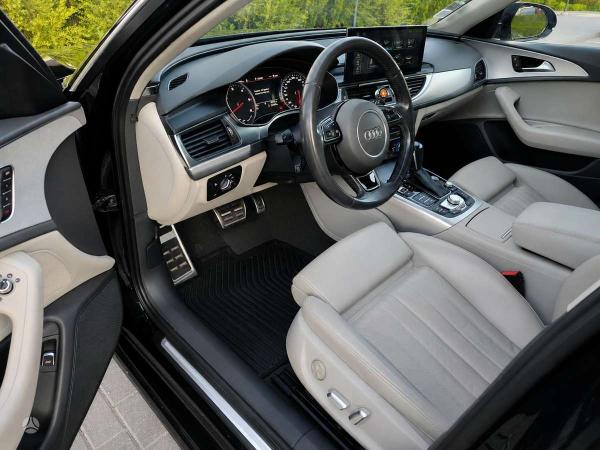 Black Audi A6 2015 in Vilnius, with an engine capacity of 1.97 L and mileage of 210 thousand km for 14450 €, photo 7 on AUTOMOTO.COM.LV