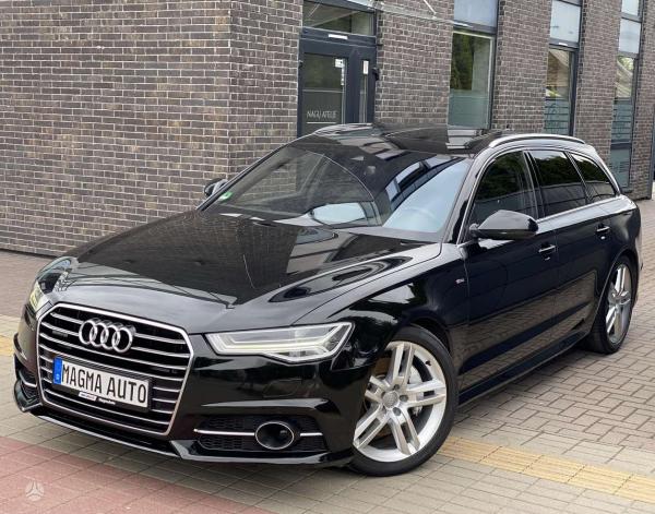 Black Audi A6 2015 in Marijampole, with an engine capacity of 2.97 L and mileage of 246 thousand km for 14850 €, photo 7 on AUTOMOTO.COM.LV