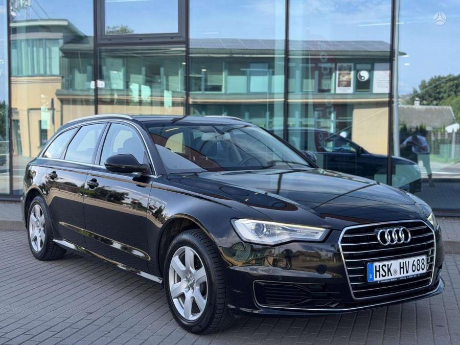 Black Audi A6 2015 in Utena, with an engine capacity of 1.97 L and mileage of 299 thousand km for 10750 €, photo 1 on AUTOMOTO.COM.LV