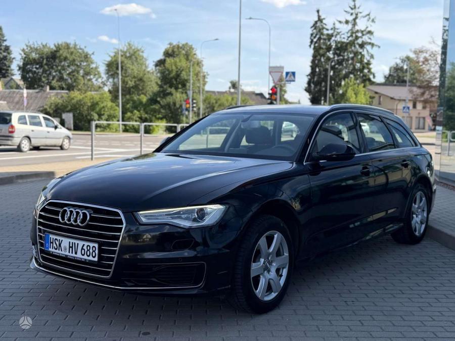 Black Audi A6 2015 in Utena, with an engine capacity of 1.97 L and mileage of 299 thousand km for 10750 €, photo 4 on AUTOMOTO.COM.LV