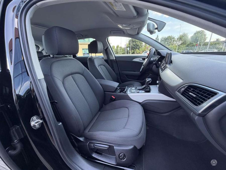 Black Audi A6 2015 in Utena, with an engine capacity of 1.97 L and mileage of 299 thousand km for 10750 €, photo 14 on AUTOMOTO.COM.LV
