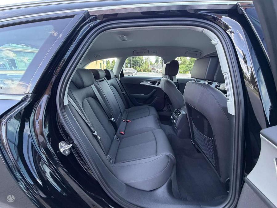 Black Audi A6 2015 in Utena, with an engine capacity of 1.97 L and mileage of 299 thousand km for 10750 €, photo 15 on AUTOMOTO.COM.LV