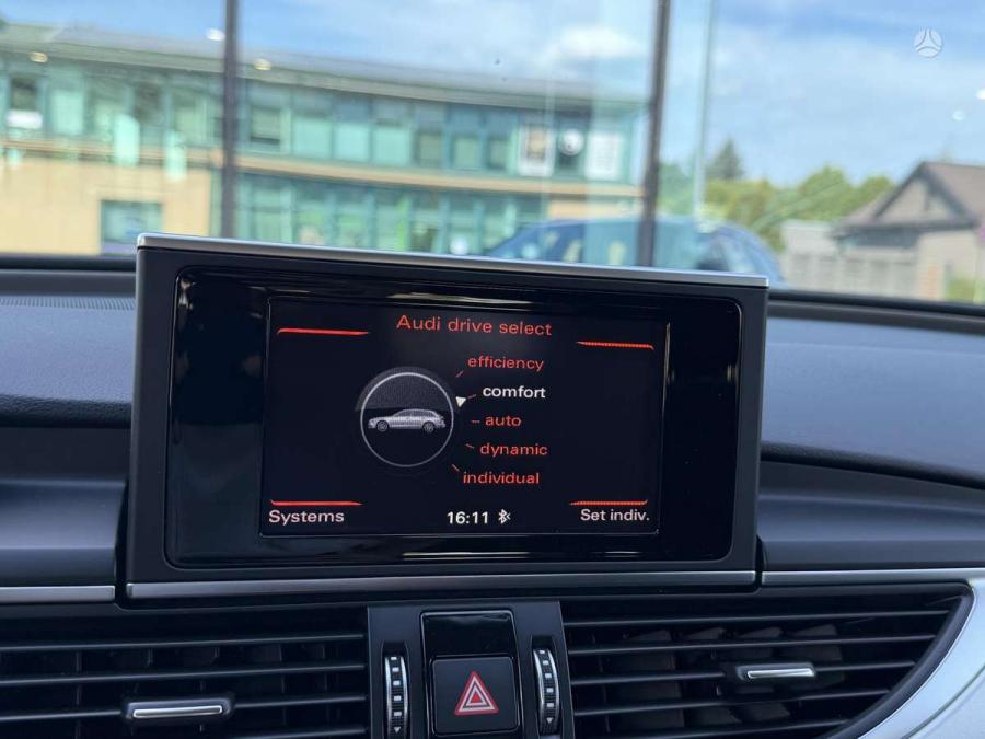 Black Audi A6 2015 in Utena, with an engine capacity of 1.97 L and mileage of 299 thousand km for 10750 €, photo 20 on AUTOMOTO.COM.LV