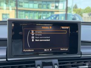 Black Audi A6 2015 in Utena, with an engine capacity of 1.97 L and mileage of 299 thousand km for 10750 €, photo 21 on AUTOMOTO.COM.LV