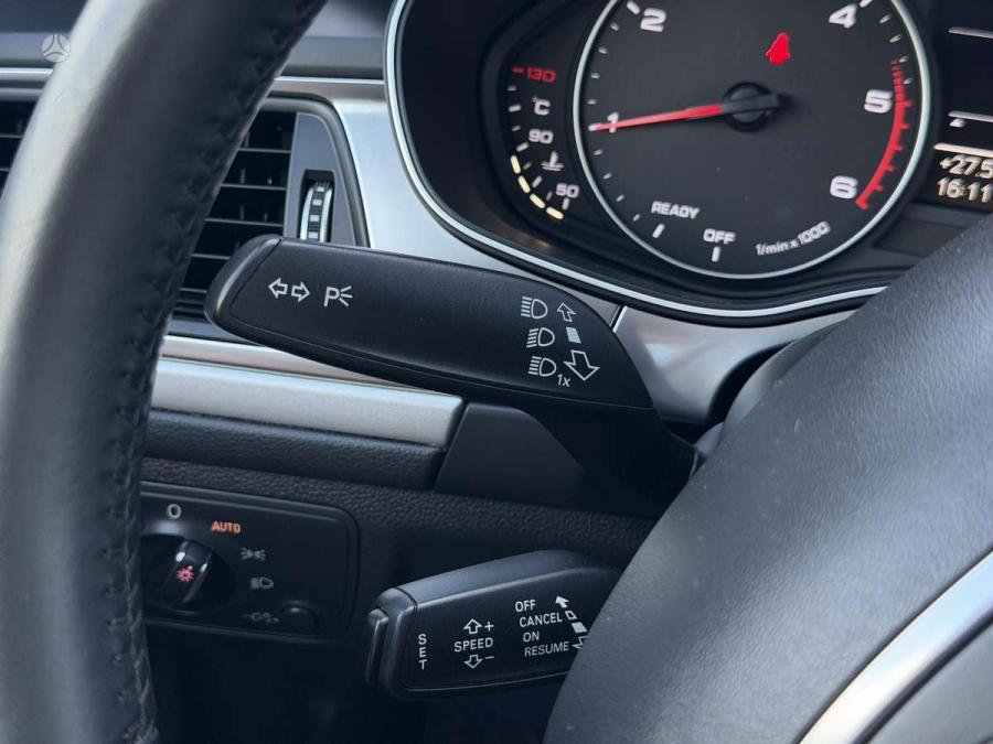 Black Audi A6 2015 in Utena, with an engine capacity of 1.97 L and mileage of 299 thousand km for 10750 €, photo 23 on AUTOMOTO.COM.LV