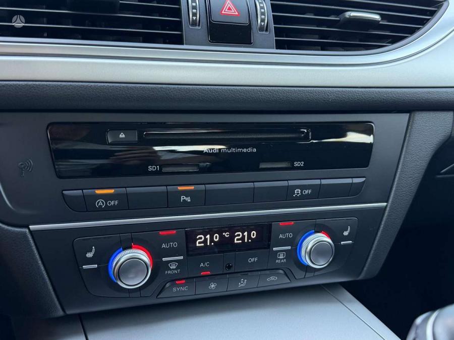 Black Audi A6 2015 in Utena, with an engine capacity of 1.97 L and mileage of 299 thousand km for 10750 €, photo 27 on AUTOMOTO.COM.LV