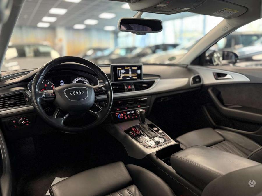 Black Audi A6 2015 in Klaipeda, with an engine capacity of 1.97 L and mileage of 279 thousand km for 13550 €, photo 5 on AUTOMOTO.COM.LV