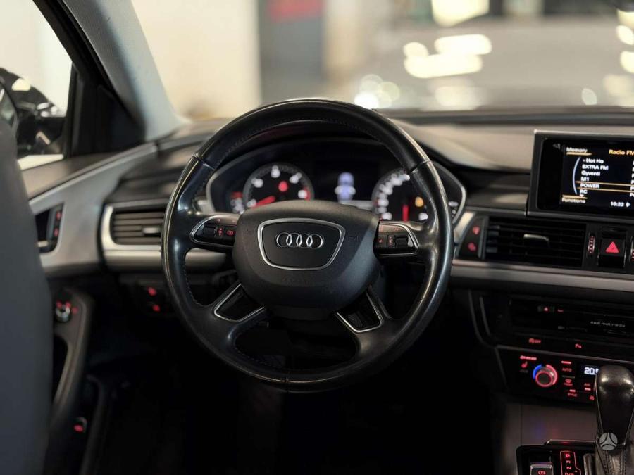 Black Audi A6 2015 in Klaipeda, with an engine capacity of 1.97 L and mileage of 279 thousand km for 13550 €, photo 21 on AUTOMOTO.COM.LV