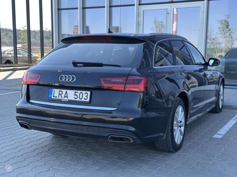 Melns Audi A6 2015 Viļņa, ar dzinēja tilpumu 1.97 L un nobraukumu 275 tūkst. km par 12300 €, foto 5 vietnē AUTOMOTO.COM.LV