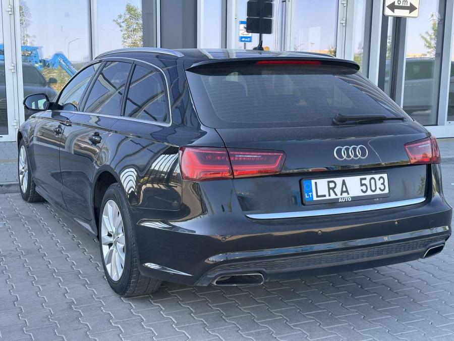 Melns Audi A6 2015 Viļņa, ar dzinēja tilpumu 1.97 L un nobraukumu 275 tūkst. km par 12300 €, foto 7 vietnē AUTOMOTO.COM.LV
