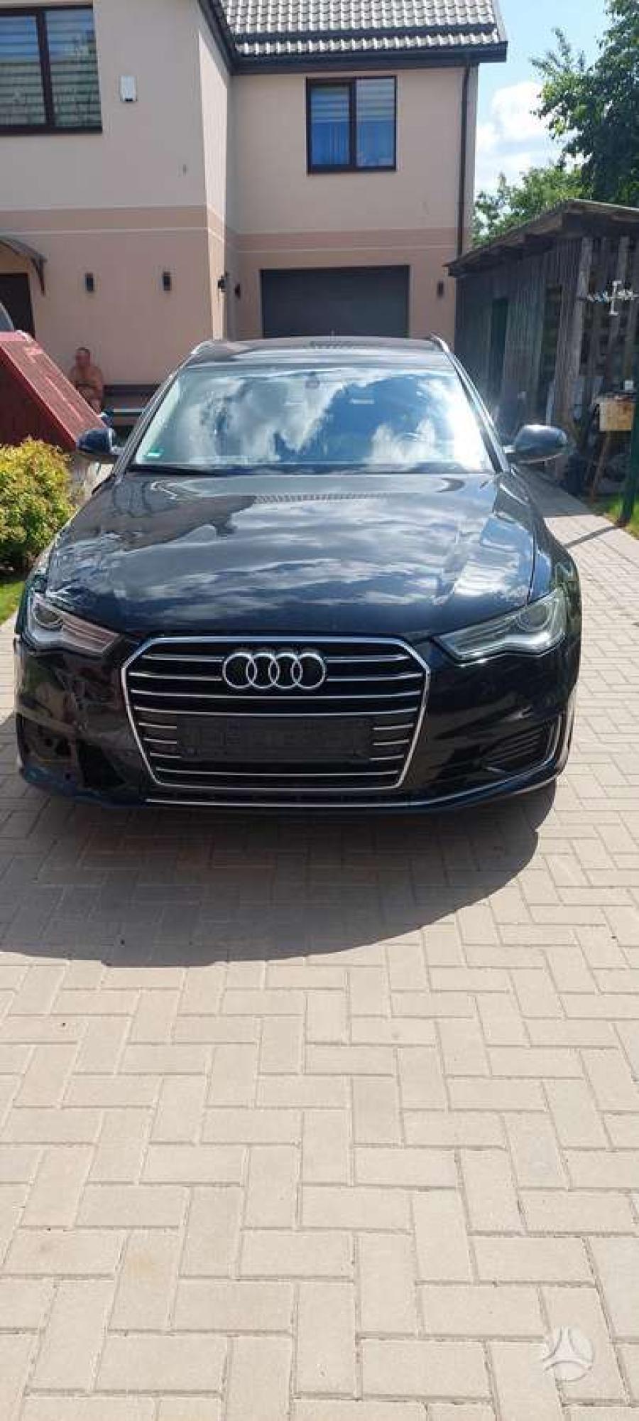 Black Audi A6 2015 in Vilnius, with an engine capacity of 1.97 L and mileage of 197 thousand km for 7000 €, photo 1 on AUTOMOTO.COM.LV
