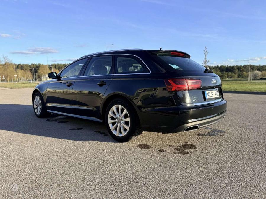 Black Audi A6 2015 in Ukmerge, with an engine capacity of 1.97 L and mileage of 261 thousand km for 11399 €, photo 5 on AUTOMOTO.COM.LV