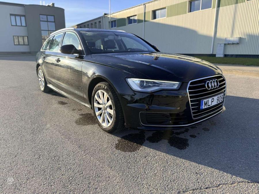 Black Audi A6 2015 in Ukmerge, with an engine capacity of 1.97 L and mileage of 261 thousand km for 11399 €, photo 9 on AUTOMOTO.COM.LV