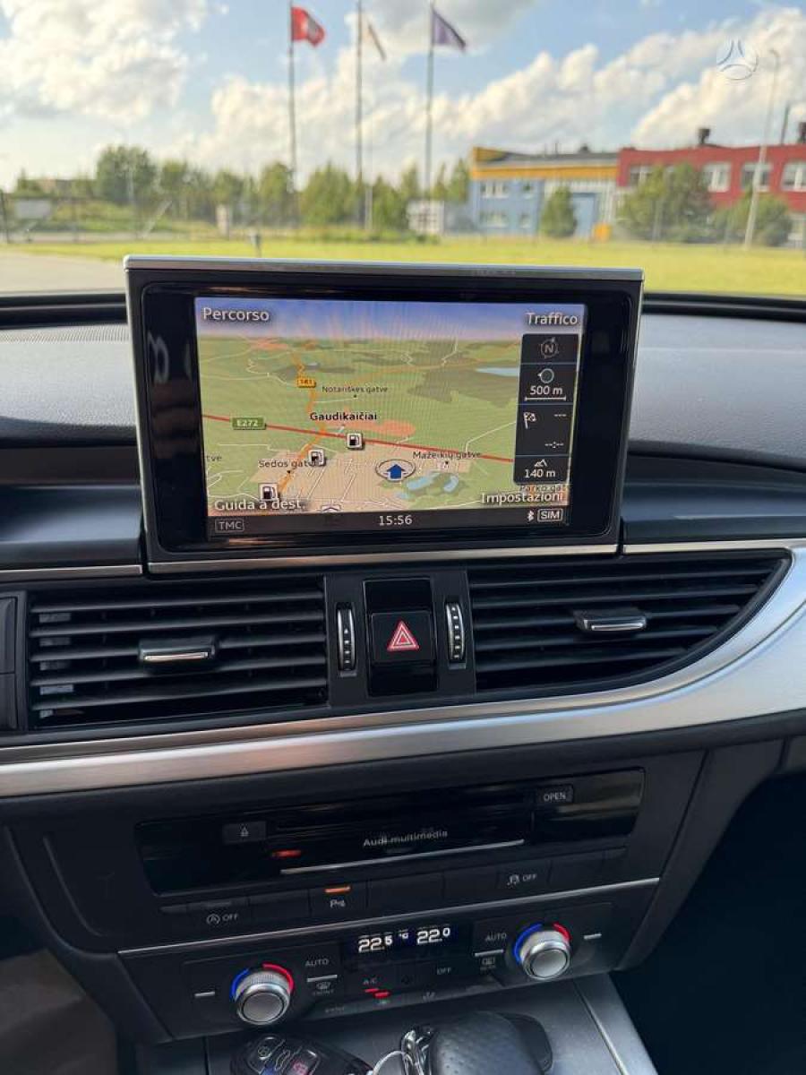 Black Audi A6 2015 in Telschi, with an engine capacity of 1.97 L and mileage of 226 thousand km for 13500 €, photo 34 on AUTOMOTO.COM.LV