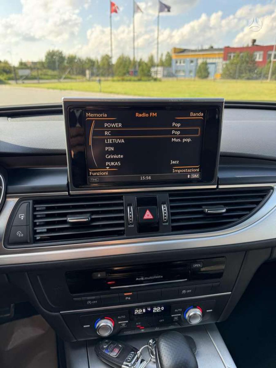 Black Audi A6 2015 in Telschi, with an engine capacity of 1.97 L and mileage of 226 thousand km for 13500 €, photo 38 on AUTOMOTO.COM.LV