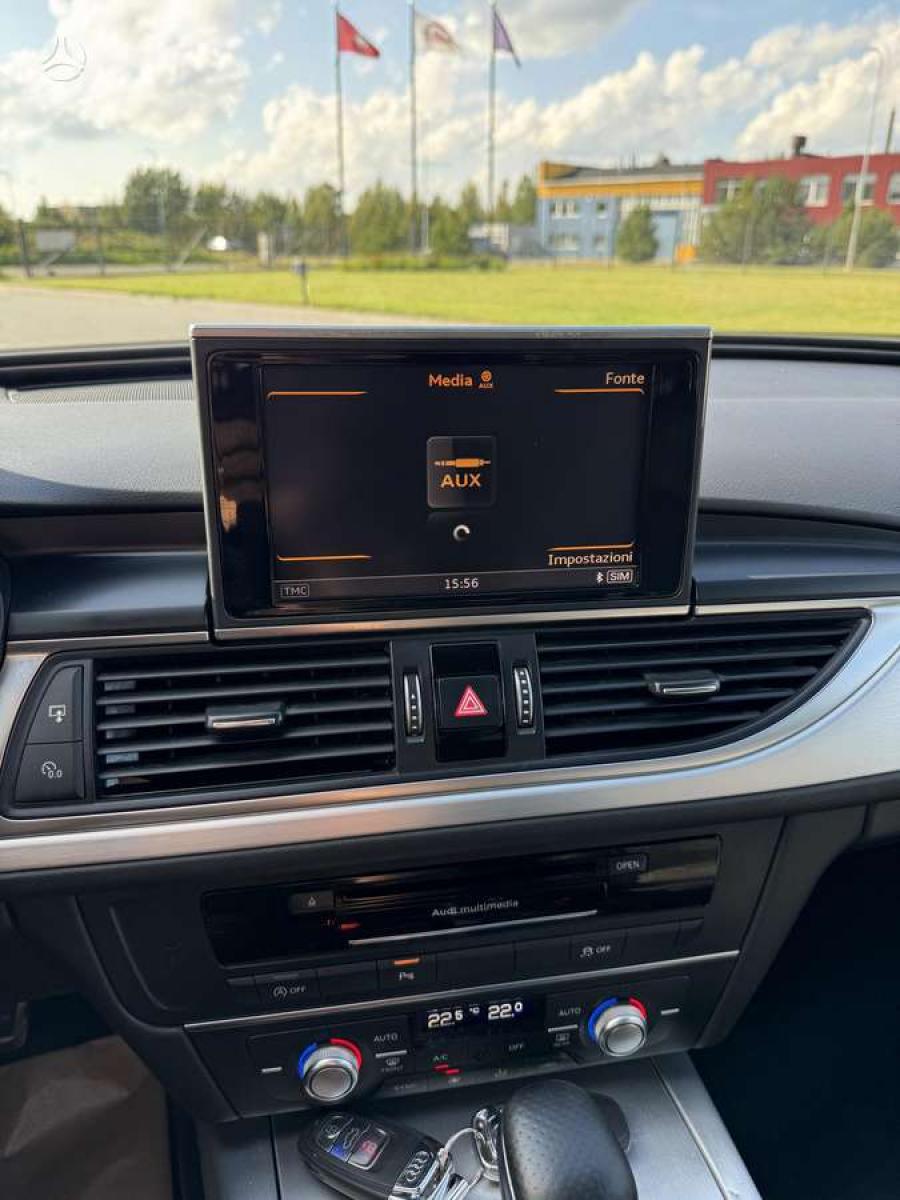 Black Audi A6 2015 in Telschi, with an engine capacity of 1.97 L and mileage of 226 thousand km for 13500 €, photo 39 on AUTOMOTO.COM.LV