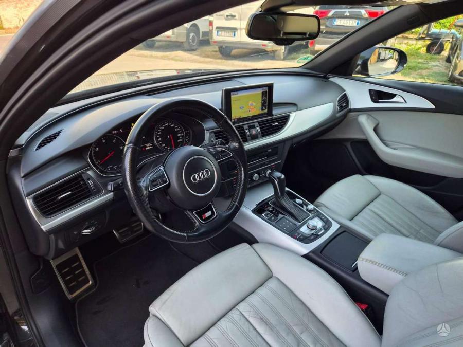 Black Audi A6 2015 in Kaunas, with an engine capacity of 1.97 L and mileage of 295 thousand km for 10750 €, photo 7 on AUTOMOTO.COM.LV