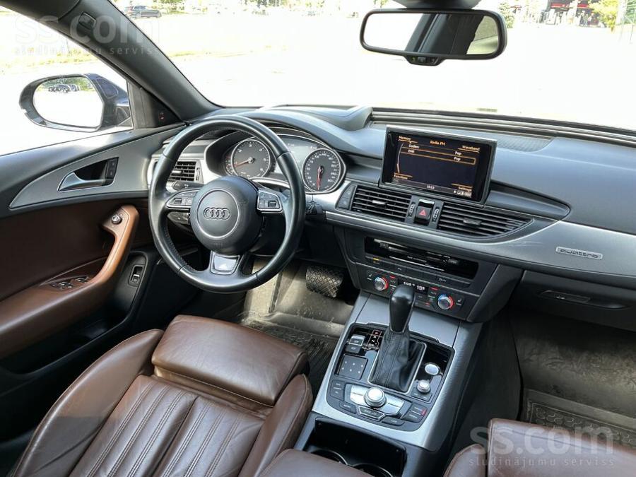 Melns Audi A6 2015 Liepāja, ar dzinēja tilpumu 3.00 L un nobraukumu 306 tūkst. km par 17850 €, foto 7 vietnē AUTOMOTO.COM.LV