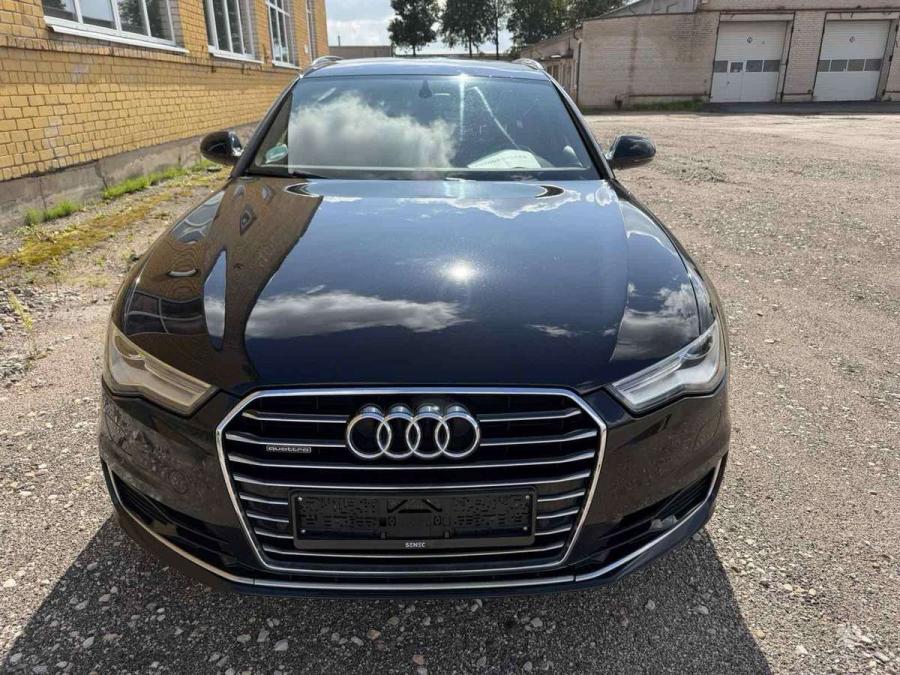 Black Audi A6 2015 in Rokiskis, with an engine capacity of 2.97 L and mileage of 259 thousand km for 12500 €, photo 1 on AUTOMOTO.COM.LV
