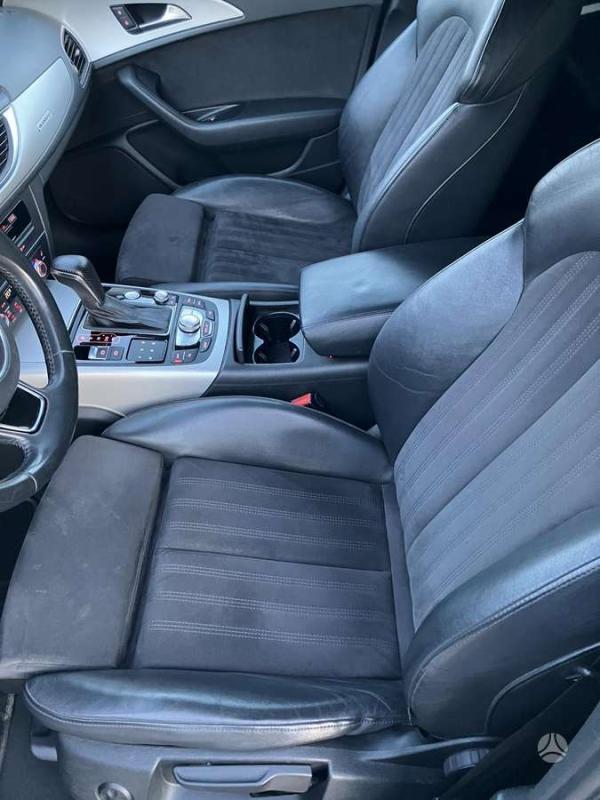 Audi A6 2015 in Rokiskis on AUTOMOTO.COM.LV Black Audi A6 2015 in Rokiskis, with an engine capacity of 2.97 L and mileage of 259 thousand km for 12500 €, photo 8 on AUTOMOTO.COM.LV