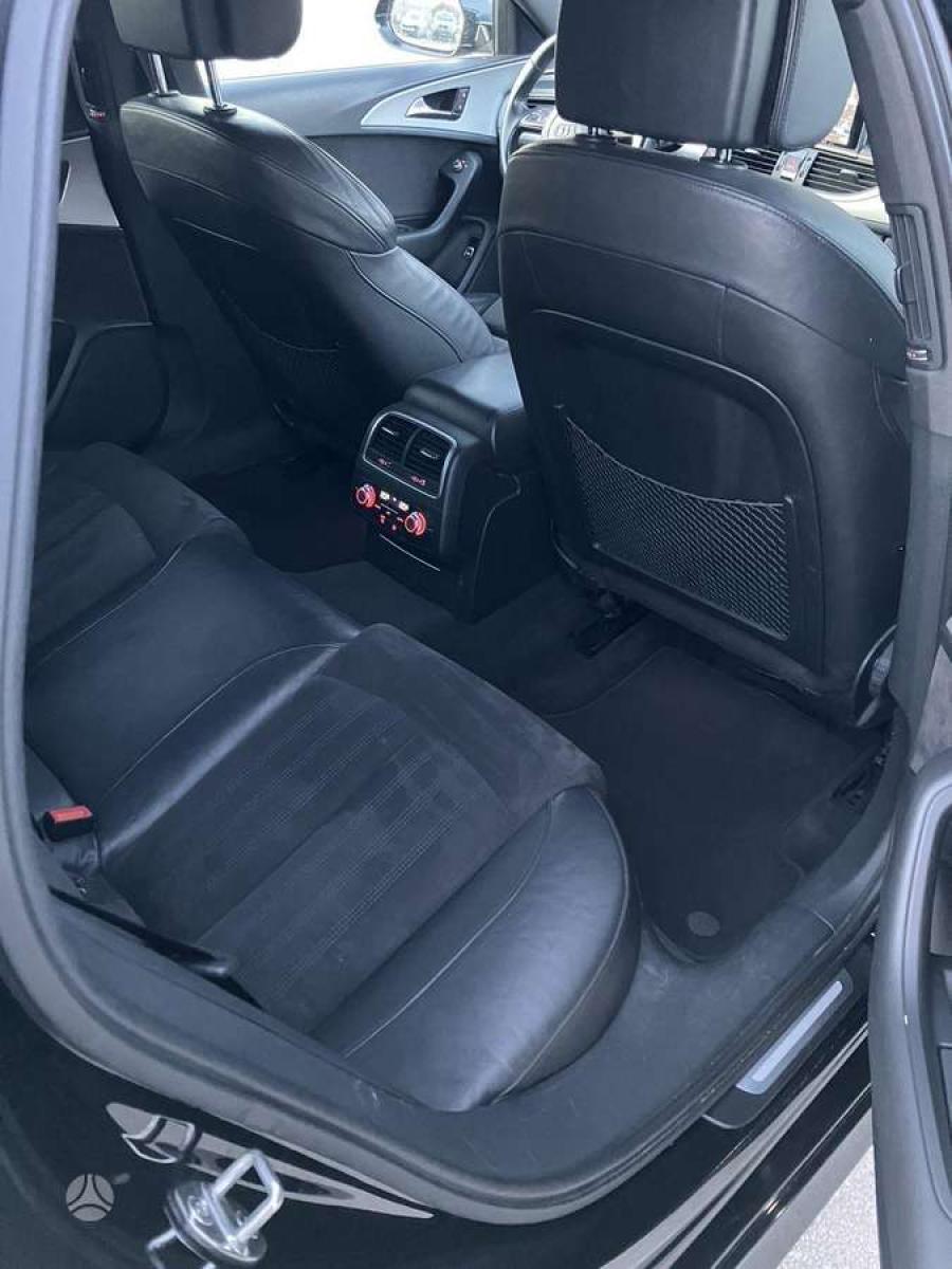 Black Audi A6 2015 in Rokiskis, with an engine capacity of 2.97 L and mileage of 259 thousand km for 12500 €, photo 9 on AUTOMOTO.COM.LV