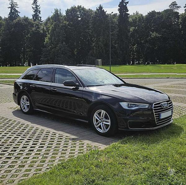 Black Audi A6 2015 in Kaunas, with an engine capacity of 1.97 L and mileage of 292 thousand km for 10700 €, photo 1 on AUTOMOTO.COM.LV