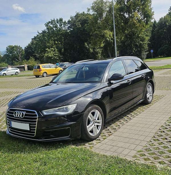 Black Audi A6 2015 in Kaunas, with an engine capacity of 1.97 L and mileage of 292 thousand km for 10700 €, photo 4 on AUTOMOTO.COM.LV