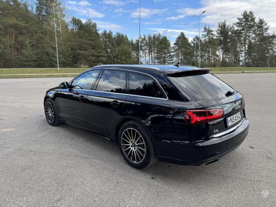 Black Audi A6 2015 in Utena, with an engine capacity of 2.97 L and mileage of 380 thousand km for 7500 €, photo 7 on AUTOMOTO.COM.LV