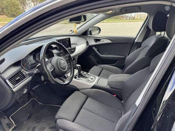 Black Audi A6 2015 in Utena, with an engine capacity of 2.97 L and mileage of 380 thousand km for 7500 €, photo 8 on AUTOMOTO.COM.LV