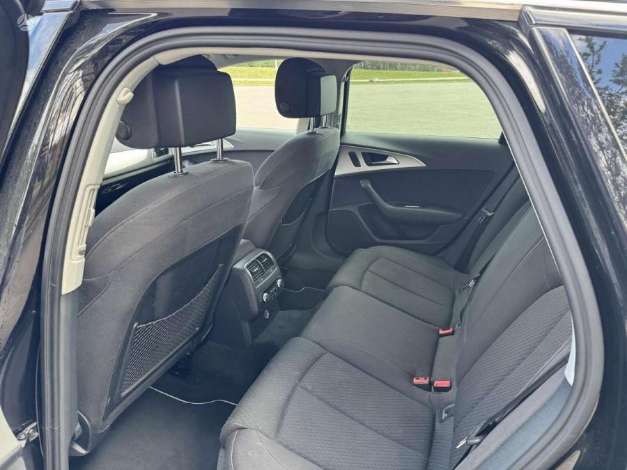 Black Audi A6 2015 in Utena, with an engine capacity of 2.97 L and mileage of 380 thousand km for 7500 €, photo 9 on AUTOMOTO.COM.LV