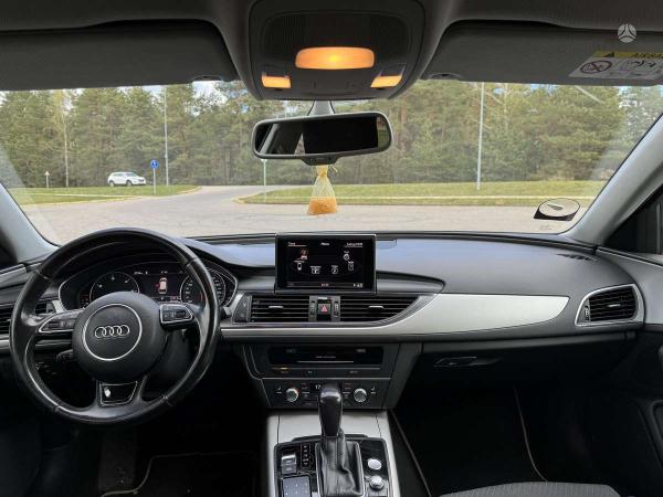 Black Audi A6 2015 in Utena, with an engine capacity of 2.97 L and mileage of 380 thousand km for 7500 €, photo 11 on AUTOMOTO.COM.LV