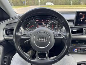 Black Audi A6 2015 in Utena, with an engine capacity of 2.97 L and mileage of 380 thousand km for 7500 €, photo 16 on AUTOMOTO.COM.LV