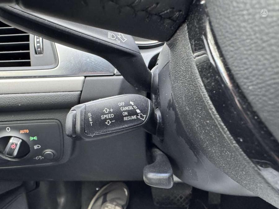Black Audi A6 2015 in Utena, with an engine capacity of 2.97 L and mileage of 380 thousand km for 7500 €, photo 19 on AUTOMOTO.COM.LV