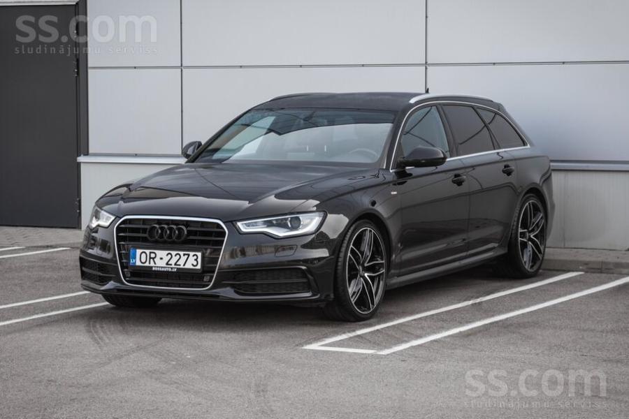 Black Audi A6 2015 in Riga, with an engine capacity of 2.00 L and mileage of 227 thousand km for 10500 €, photo 1 on AUTOMOTO.COM.LV