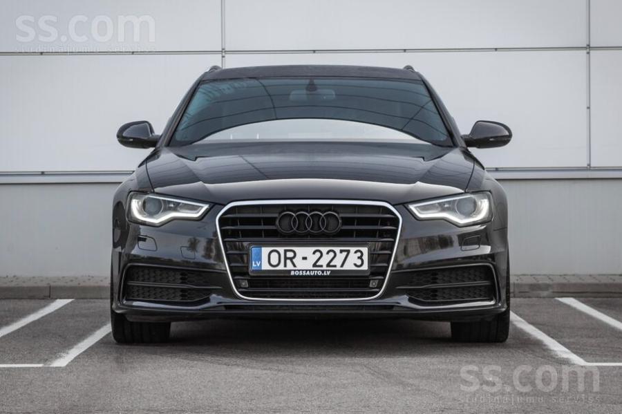 Black Audi A6 2015 in Riga, with an engine capacity of 2.00 L and mileage of 227 thousand km for 10500 €, photo 3 on AUTOMOTO.COM.LV