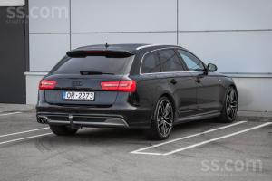 Black Audi A6 2015 in Riga, with an engine capacity of 2.00 L and mileage of 227 thousand km for 10500 €, photo 6 on AUTOMOTO.COM.LV